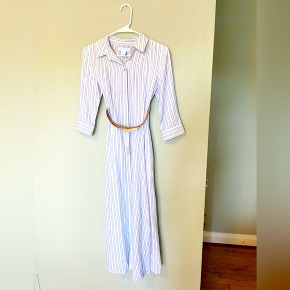 Martha Stewart | Dresses | Martha Stewart Collection Striped Blue And ...